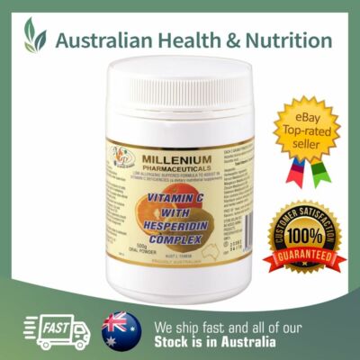 MILLENIUM PHARMACEUTICALS VITAMIN C WITH HESPERIDAN COMPLEX 500GM ...