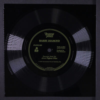 BARRY DIAMOND: fighter pilot TROUSER PRESS 7" Single 45 RPM | eBay
