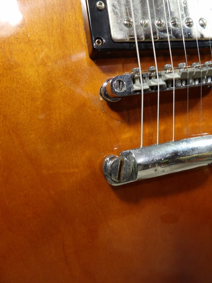 Vintage 1960s Global Les Paul Copy Guitar W/TKL Hard Case DiMarzio PAF ...
