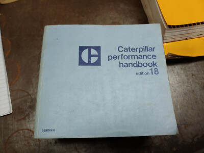 Manuals & Books - Caterpillar Performance Handbook Edition