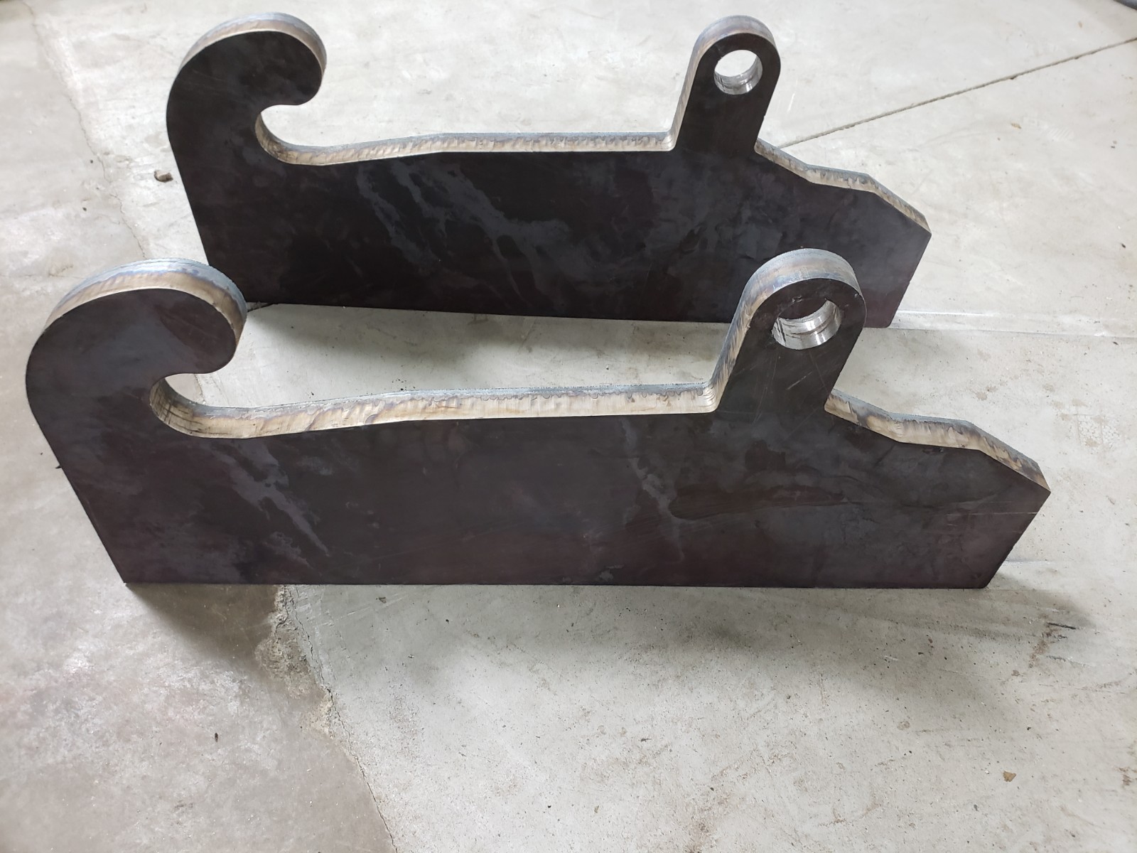 JRB 417/418 Quick Attach Coupler Blank Adapter mounts JRB Loader FREE ...