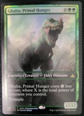 MTG GHALTA, PRIMAL HUNGER FOIL- NEAR MINT, WITH FREE SHIPPING | eBay