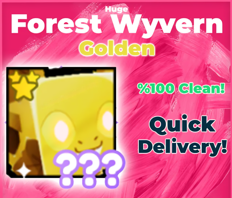 Roblox PSX Pet Simulator X Golden Huge Forest Wyvern *CLEAN + RARE* | eBay