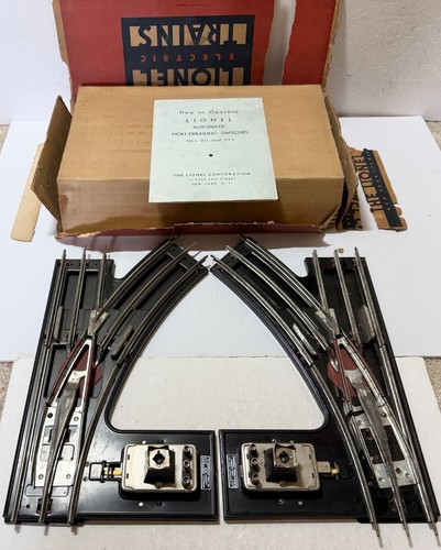 Prewar Lionel 223 Standard Gauge L&R Remote Switches w/Box -Super Nice ...