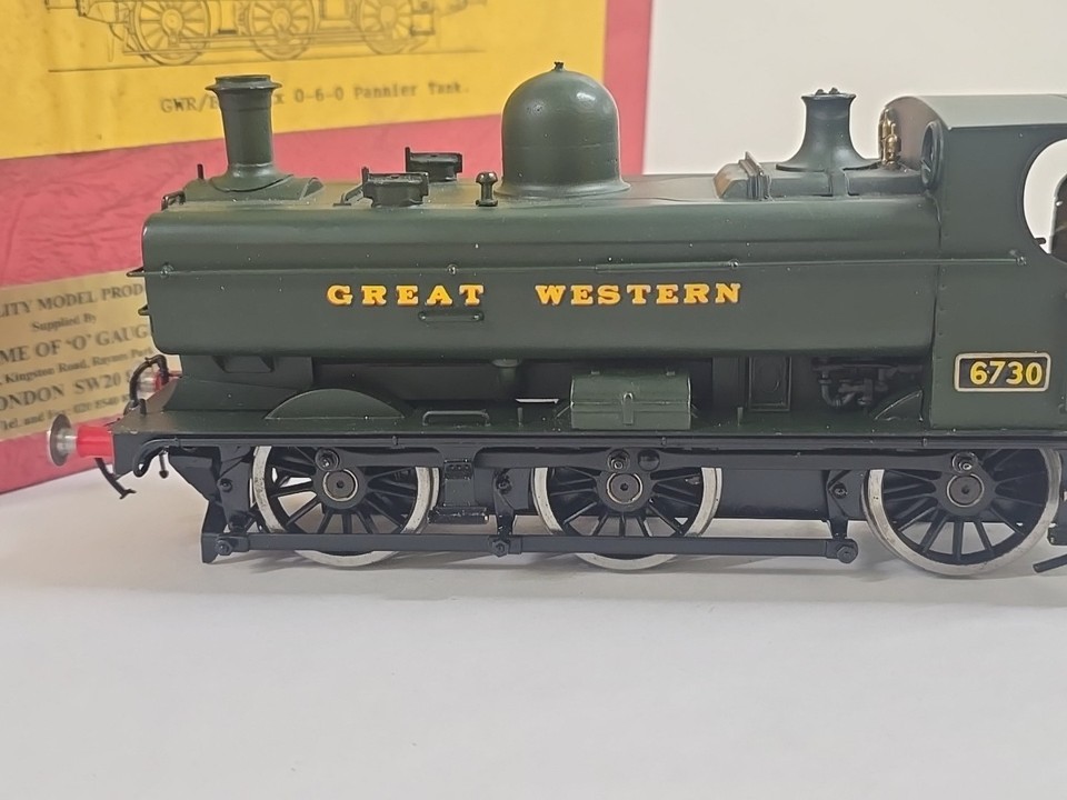 MEGA KITS 7MM O GAUGE ETCHED BRASS GREAT WESTERN 6730 0-6-0 PANNIER ...