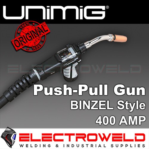 UNIMIG Water Cooled Push Pull MIG Welding Torch, 8m Binzel Style 400A Welder Gun | eBay