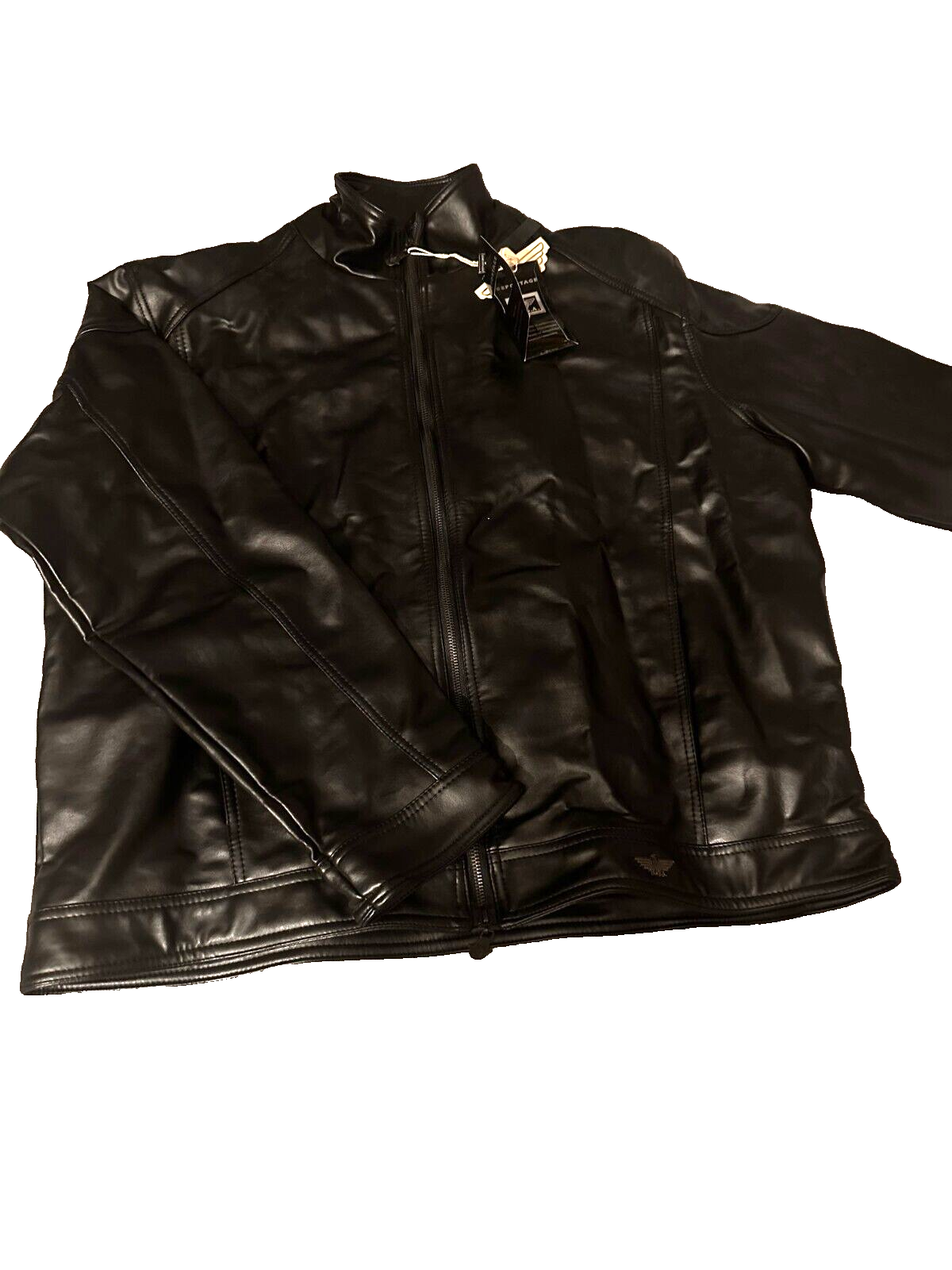 Men's XL vintage Reportage R.G.A leather jacket. New with tags, never ...