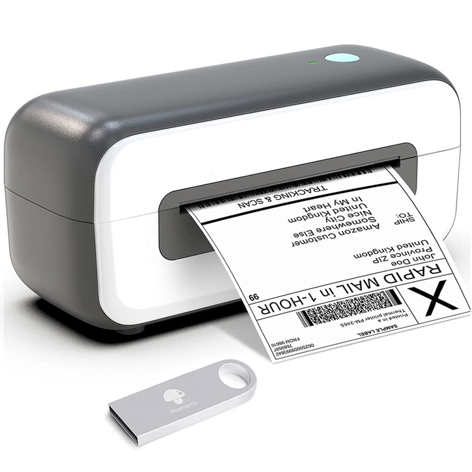 4x6 Thermal Desktop Shipping Label Printer for Small Business Packages ...