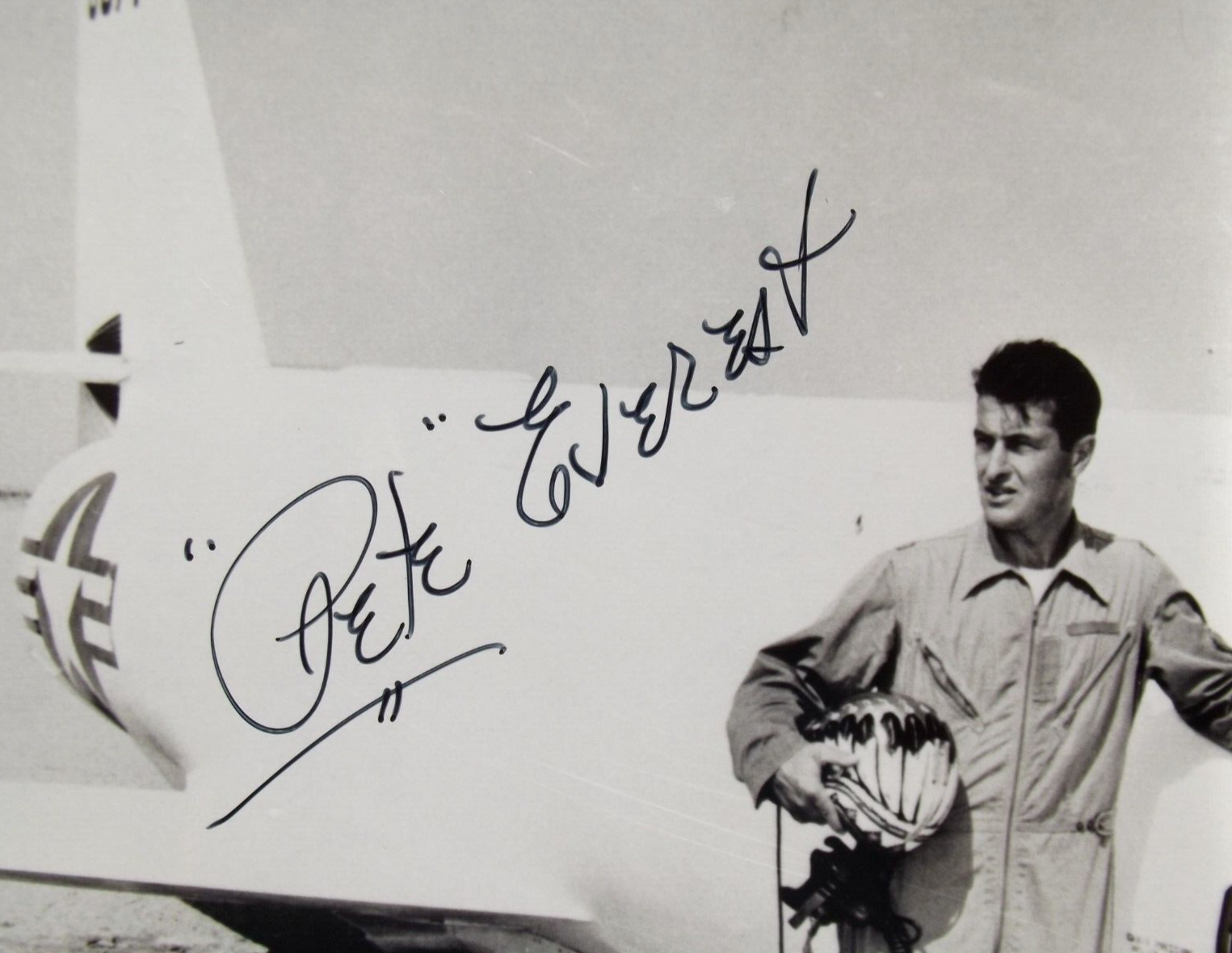 Pete Everest Bell X-1 Rocket Plane, Test Pilot Signed Photograph with ...