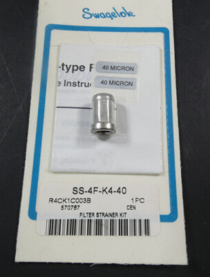 Swagelok SS-4F-K4-40 | 40 Micron Filtersieb | Filter Element Kit ...