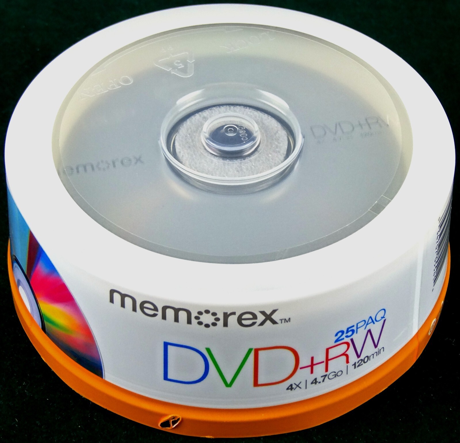 Memorex DVD +RW 25 Pack - 4X - 4.7GB 120 min discs - Brand NEW | eBay