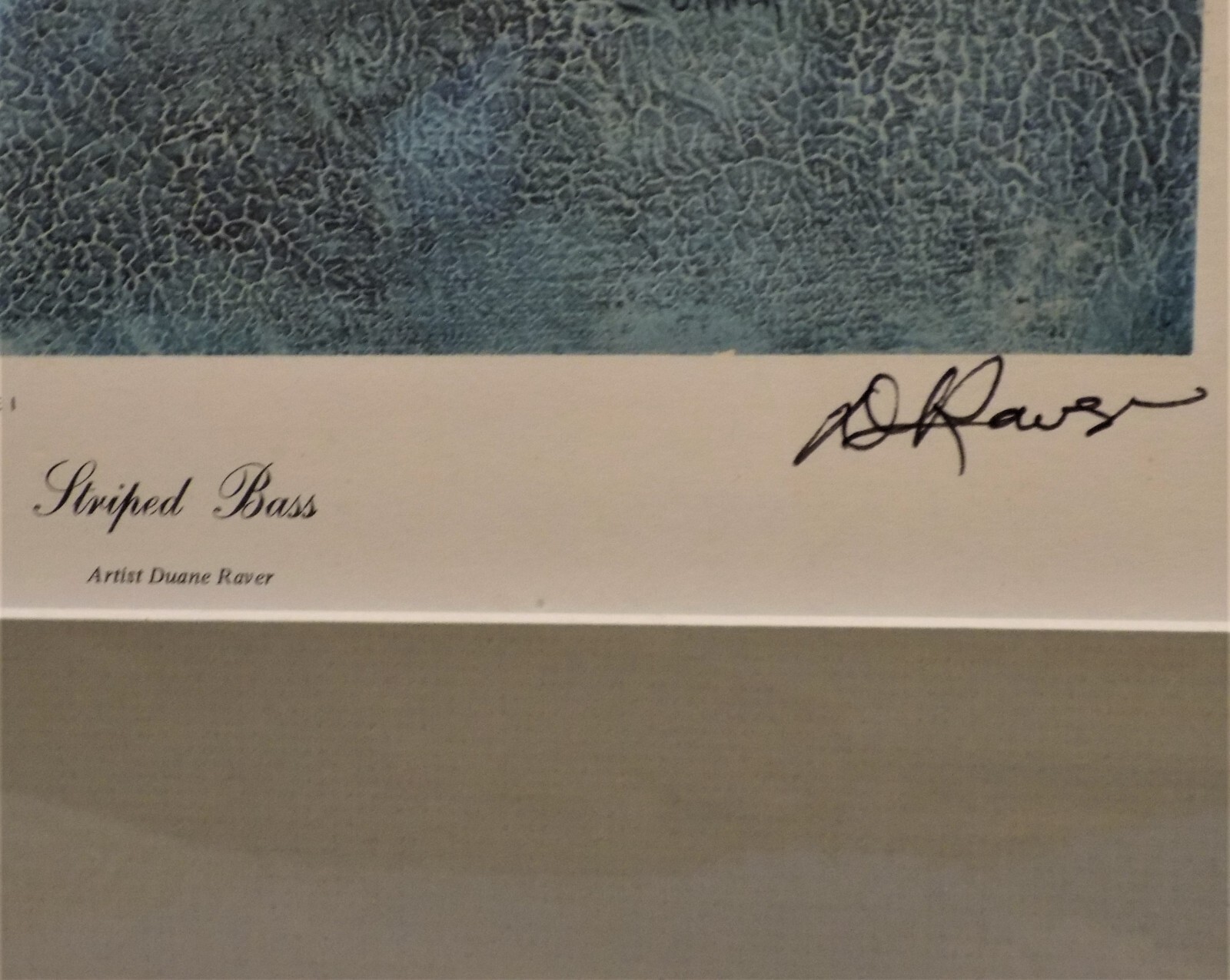 Duane Raver North Carolina Artist Signed Print Series 1 Plate 1 Striped ...