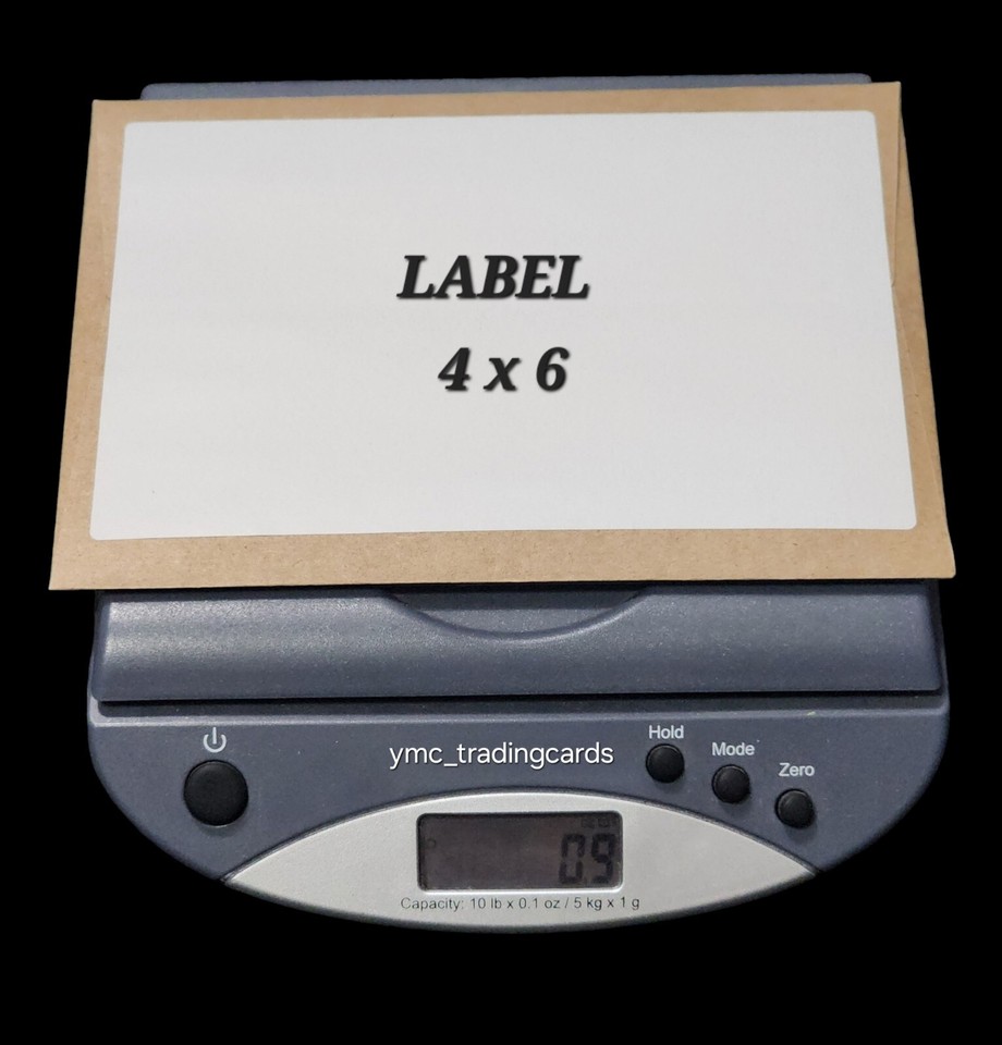 eBay Standard Envelope 4x6 With Protective Card ,Trading Card Shipping ...
