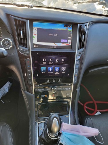 Used Infotainment Display fits: 2015 Infiniti q50 display screen dash w ...