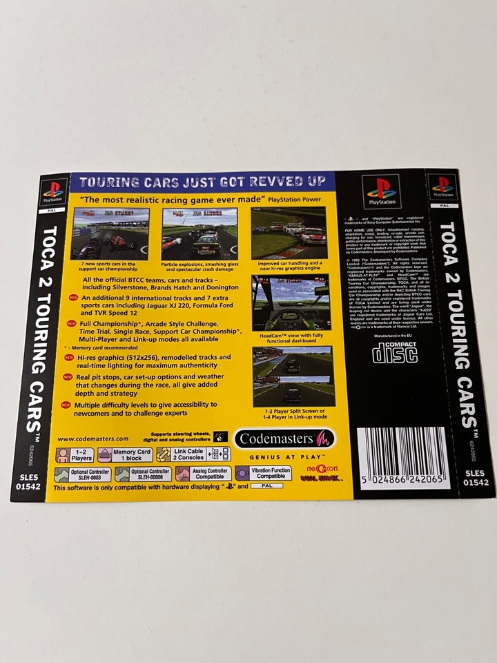 PS1 PLAYSTATION ONE Manuals Front Rear Inserts Artwork - Retro Classic ...