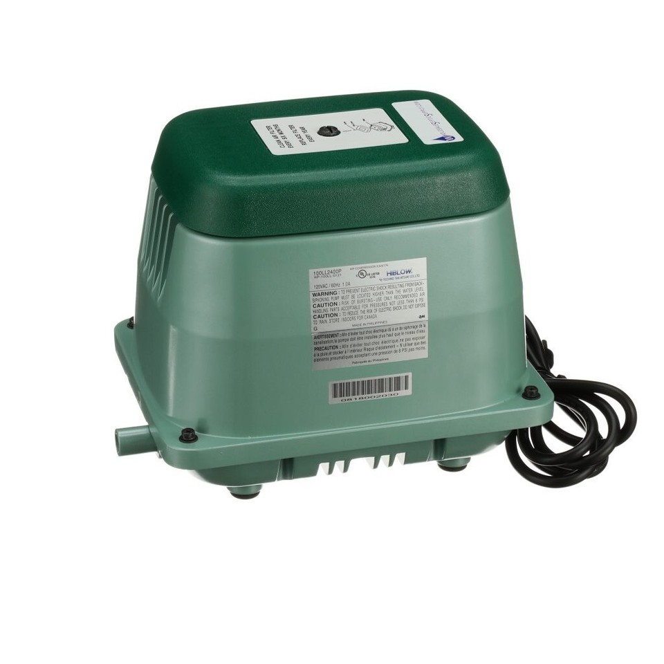 Hiblow HP‑100LL Pond & Septic Linear Air Pump – Portable Durable ...