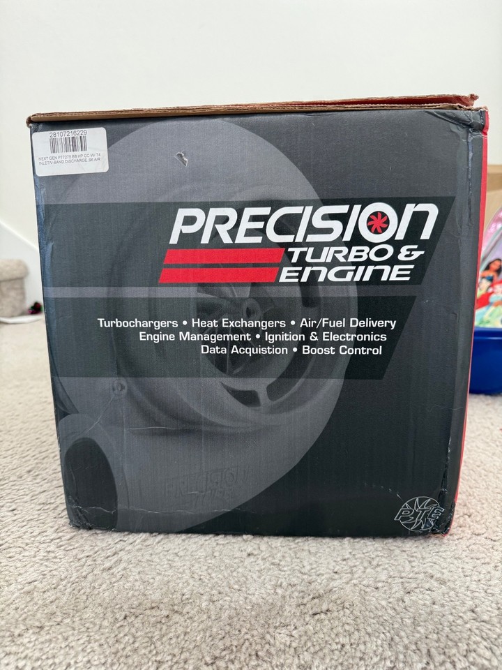 Precision Turbo Next Gen HP 1380HP Billet 72mm 7275 Ball Bearing T4 .96 ...
