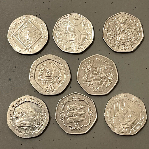 Rare 20p coins MULTI LISTING Circ Longboat Viking Cars Combine Coin ...