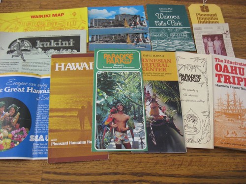 Hawaiian mixed lot Traveler Guides Brochures Pamphlets Post Cards | eBay