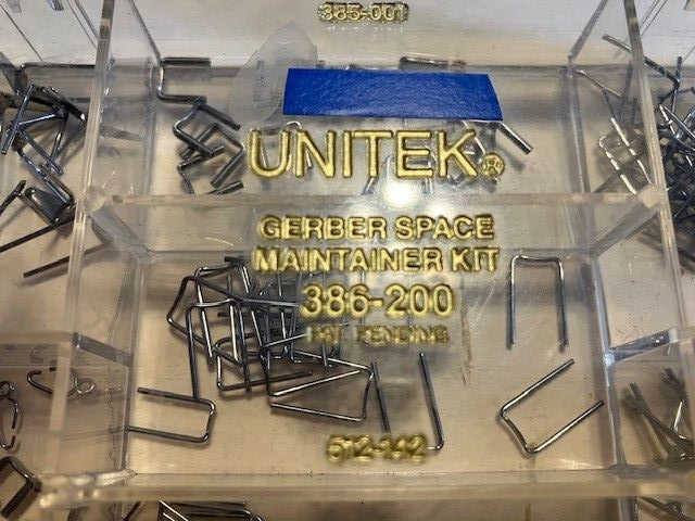 Unitek Gerber Space Maintainer Kit 386-200 + assortment distal bar ...