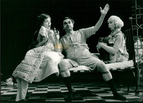 Eva Hallberg, Karl-Robert Lindgren and Monica S... - Vintage Photograph ...