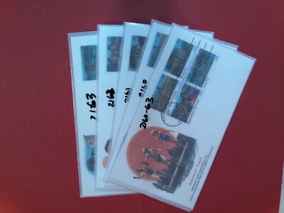 U. S.Stamp FDC-2160-63 (5) - YMCA Youth - Fleetwood cachet-comb ...