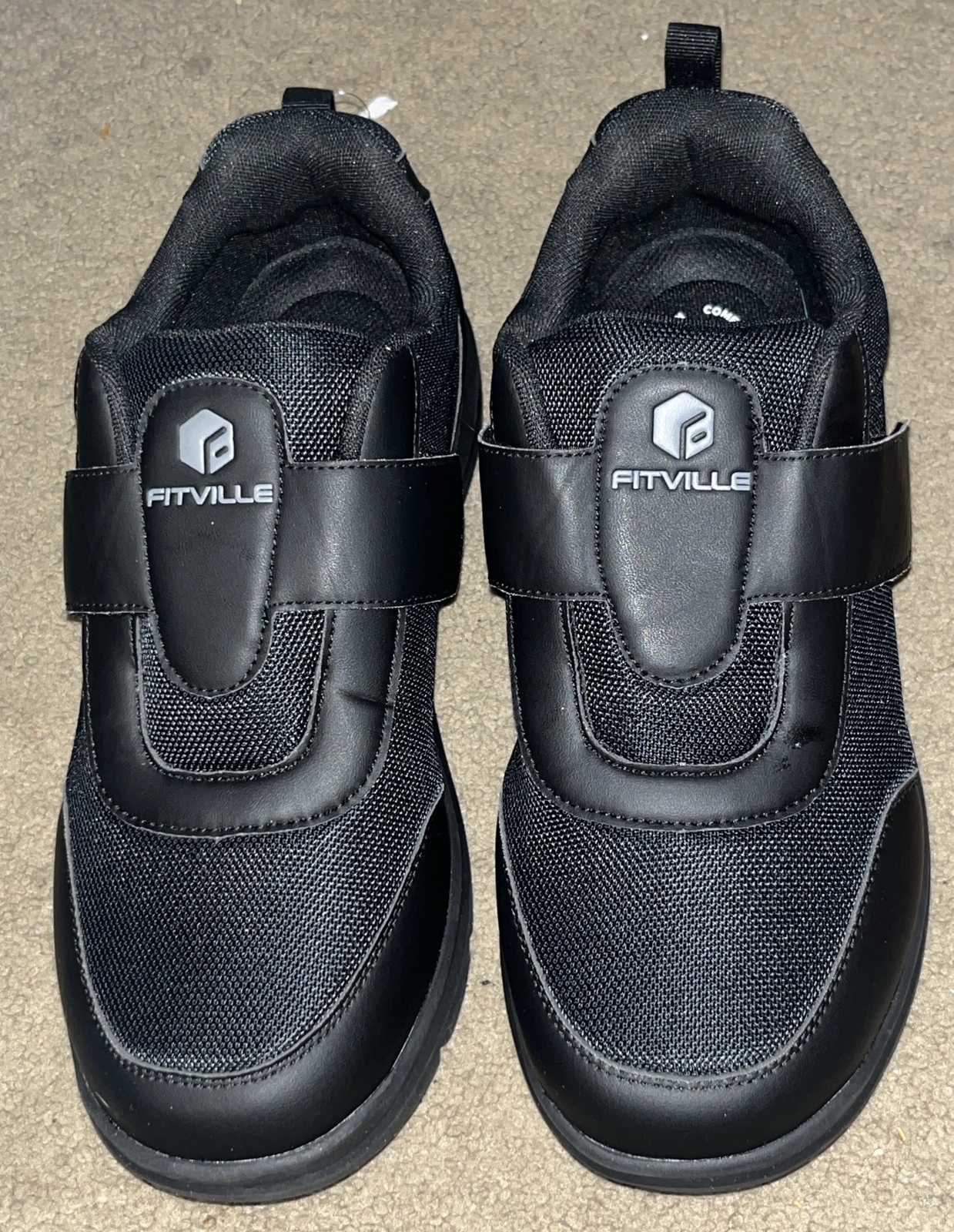 FitVille Men's EasyTop StrapEase Diabetic Shoes V4 by FitVille Size 13 ...