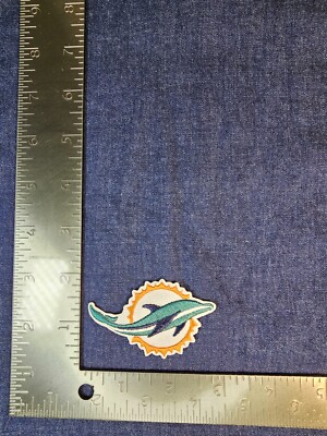 Miami Dolphins NFL Embroidered Patch NEW Iron-on/Sew-on | eBay
