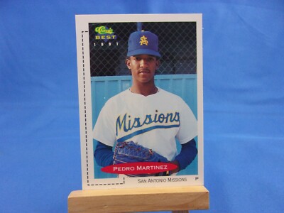 Pedro Martinez Classic Best 1991 Minor League Prospect Card San Antonio ...