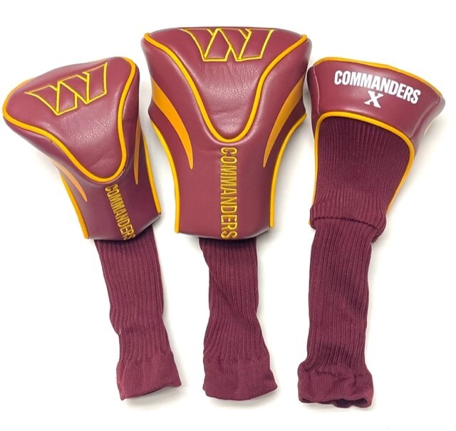 NFL Washington Commanders Golf Contour Head Covers, Set of 3 | eBay