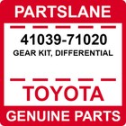 41039-71020 Toyota OEM Genuine GEAR KIT, DIFFERENTIAL | eBay
