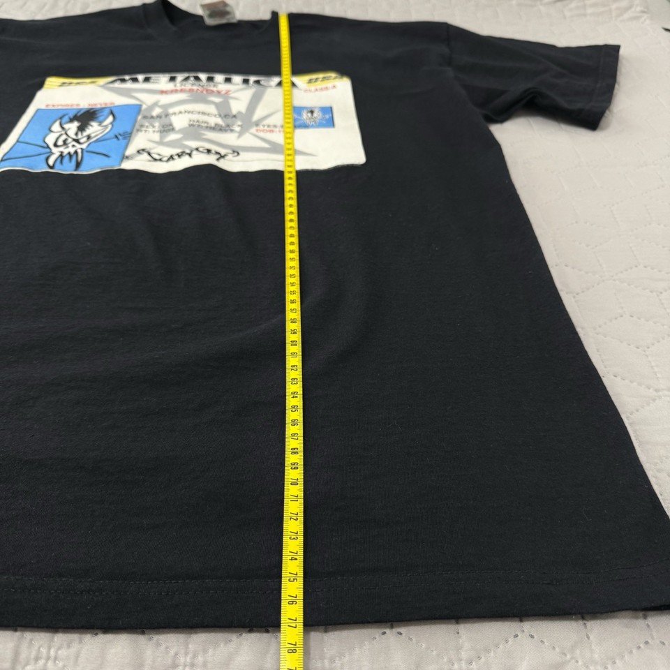 Metallica 00's Vintage Drivers License T-Shirt Scary Guy Concert Tour ...