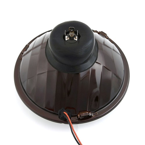 7" H6024/6014 Halogen Purple COB LED Halo Ring H4 Light Bulb Angel Eye ...