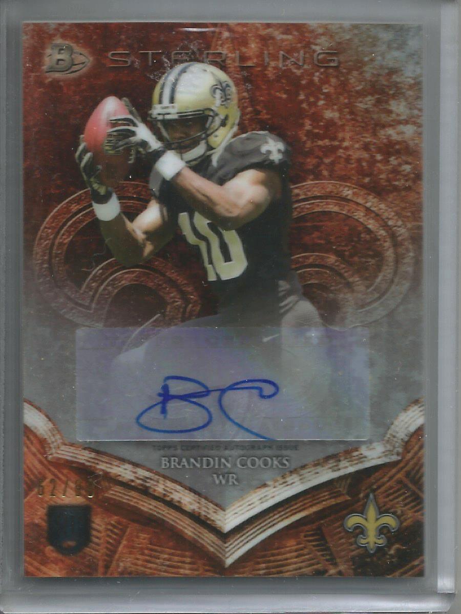 Brandin Cooks 2014 Bowman Sterling Refractor Autograph Rookie #62/99 | eBay