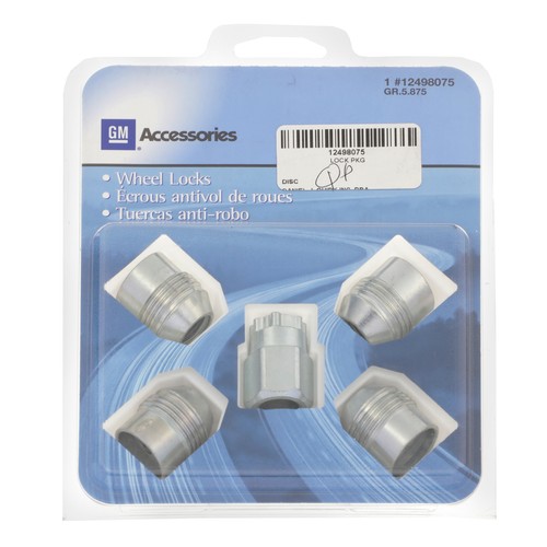 Genuine GM 2000-2024 Chevrolet Colorado Wheel Lock Kit Stainless Steel ...