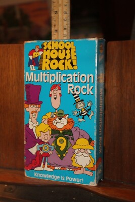 Vintage 1995 VHS Tape School House Rock! Multiplication Rock | eBay
