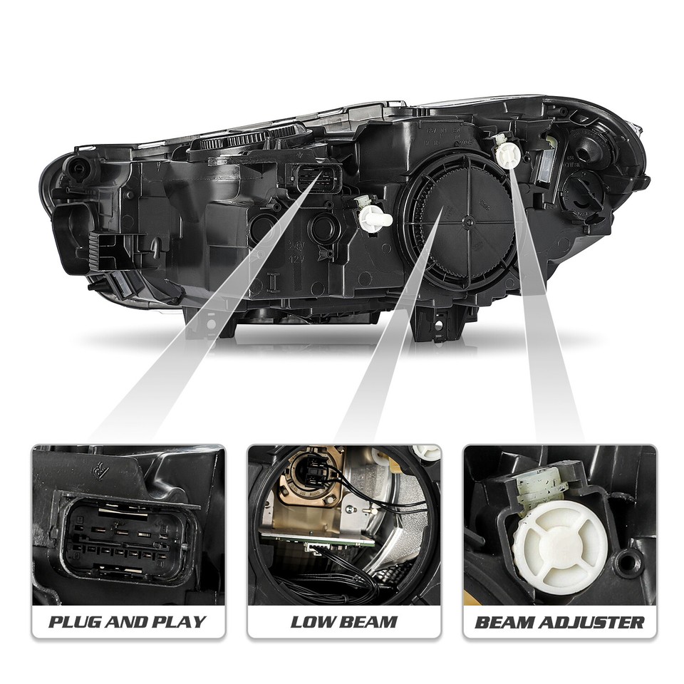 Headlight For 2016-2022 BMW X1 Halogen Headlamp Passenger Right Side | eBay