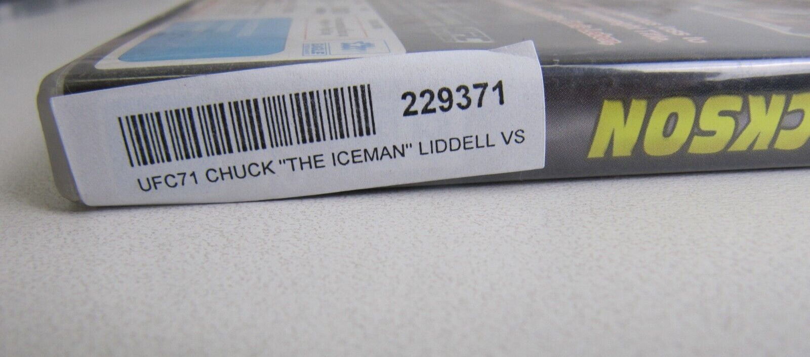 UFC71 CHUCK "THE ICEMAN" LIDDELL VS QUINTON RAMPAGE JACKSON UFC DVD ...