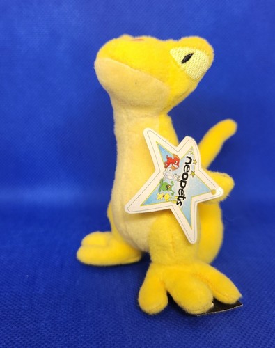 2004 McDonald's Neopets Techo Gecko Lizard Plush Toy Yellow | eBay