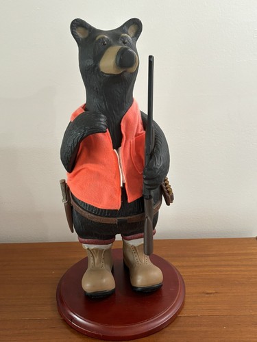 The Hadley Collection Hunting Bear 18” Statue Figurine Bear Hunter | eBay