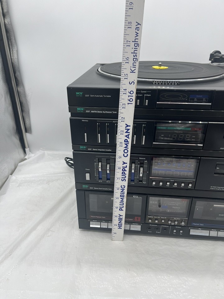 Vintage MCS Modular Component Systems 683-2237 Stereo Amplifier ...