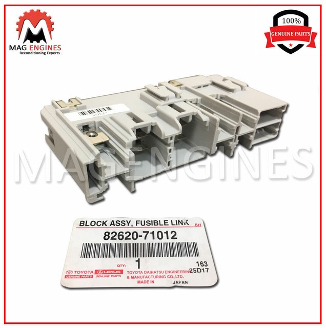 8262071012 Genuine Toyota Block ASSY Fusible Link 82620-71012 for sale ...