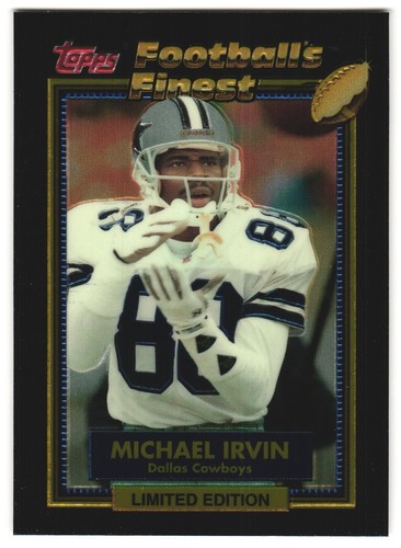 Michael Irvin 1992 Topps Finest NFL Football Trading Card# 11 | eBay