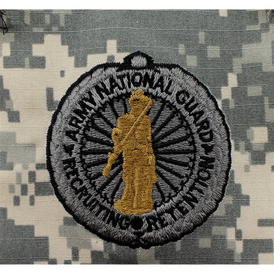 US ARMY NATIONAL GUARD SENIOR RECRUITING RETENTION ACU SEW ON BADGE ...