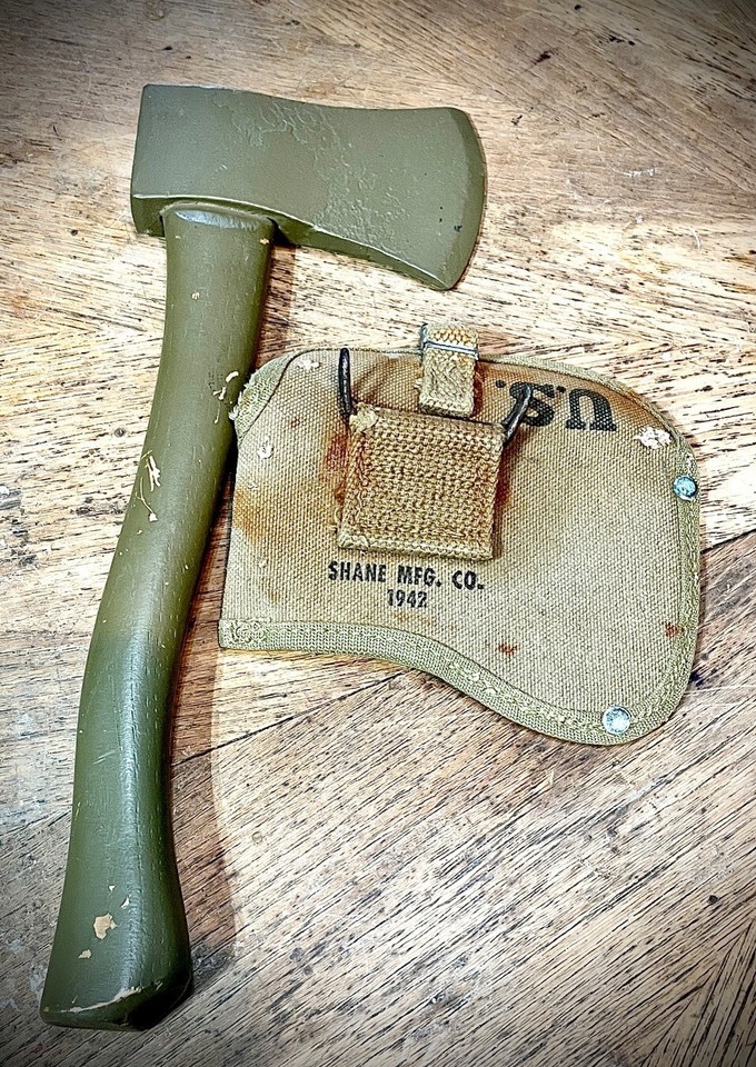 WWIIOriginal 1942 U.S. ARMY OD Green Hatchet W/sheath cover. | eBay