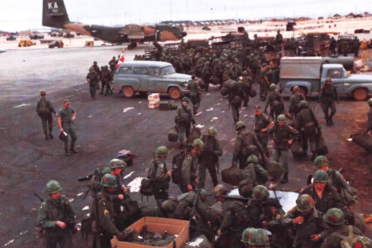 Vietnam War 82nd Airborne PHOTO US Infantry Army, Chu Lai Air Base 68 ...