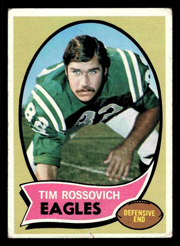 1970 Topps Tim Rossovich #167 - Philadelphia Eagles | eBay