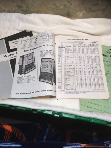 Lot 4 1971 PERFECT CIRCLE Parts Catalogs Chassis Pistons Water Pump w ...