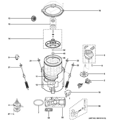 Lg Top Loader Washing Machine Parts Diagram | Reviewmotors.co