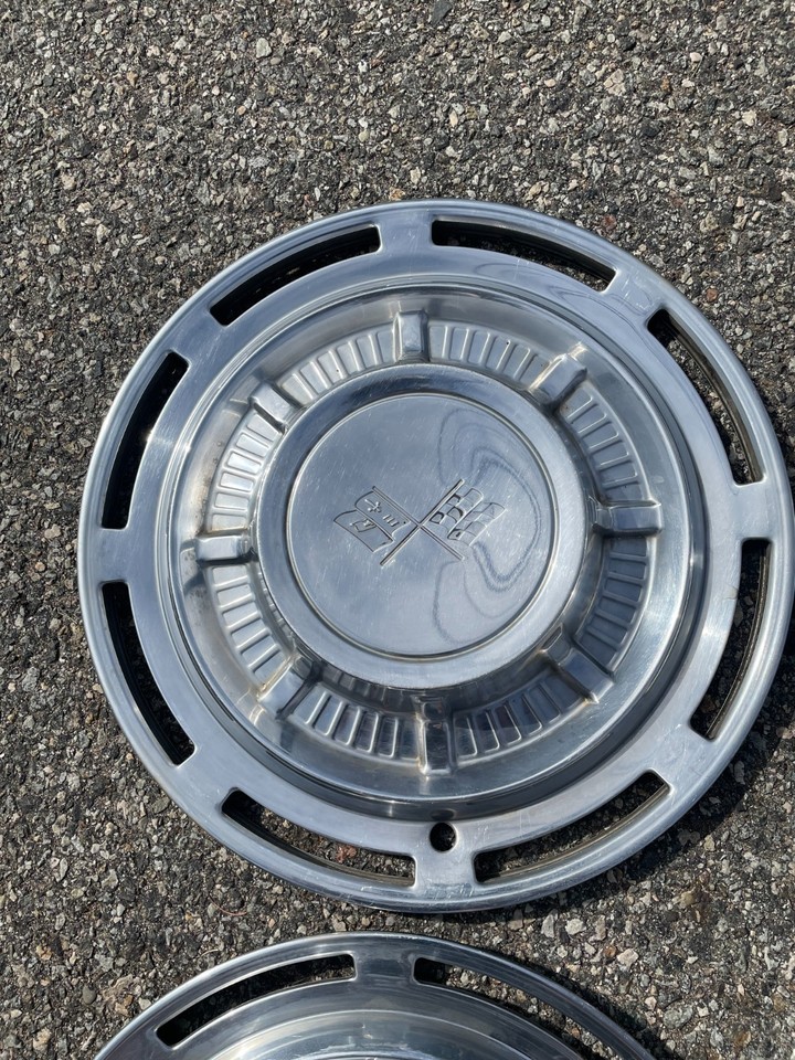 Factory 1959 Chevy Bel Air Impala Biscayne Nomad 14 inch hubcaps wheel ...